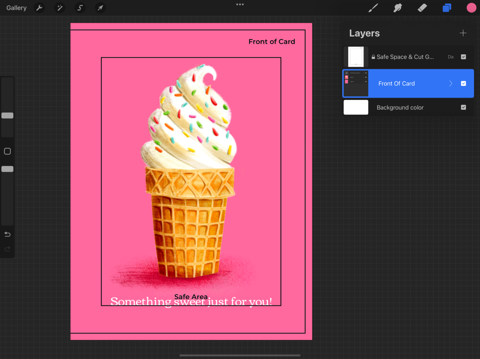 How to Make a Greeting Card in Procreate • Bardot Brush